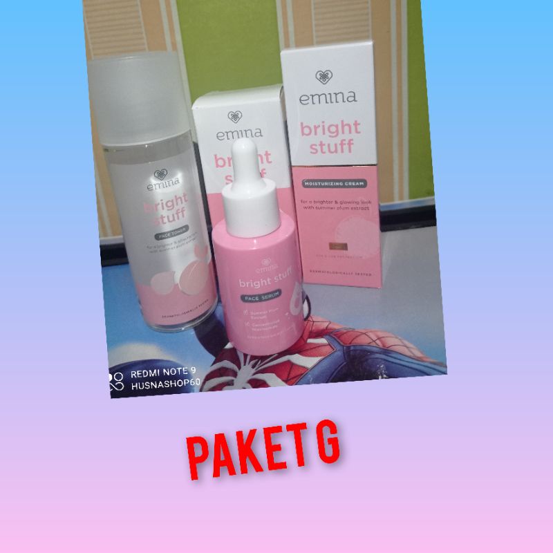 Jual Bisa COD Paket Emina 1 Satu Paket Series Lengkap Komplit Ekonomis ...