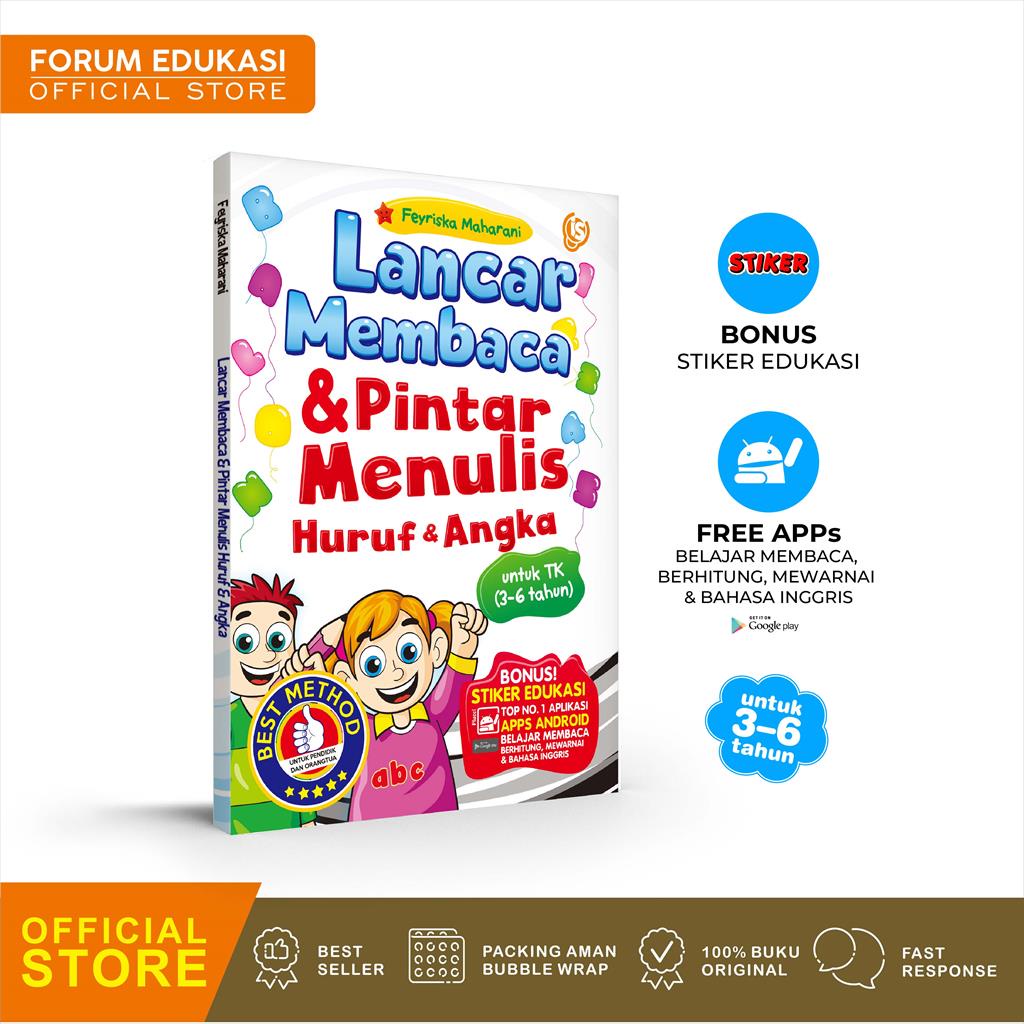 Jual Buku Lancar Membaca dan Pintar Menulis Huruf dan Angka | Shopee ...