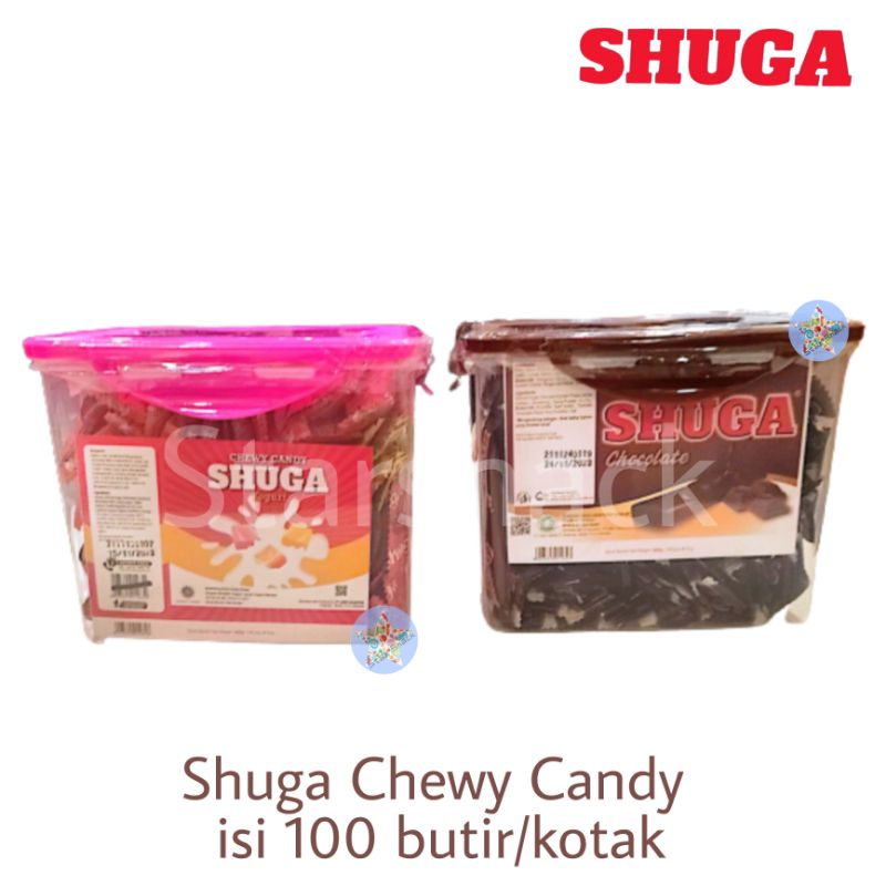 Jual Shuga Chewy candy isi 100 butir/toples | Shopee Indonesia