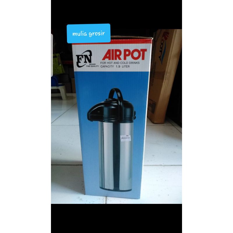 Jual Termos Air Panas Pompa / Pencet Elephant 2.5L dan FN 1.9L | Shopee ...