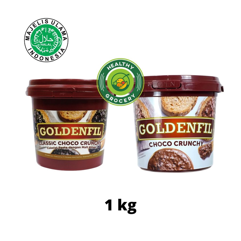 Jual Goldenfil Choco Crunchy 1kg / Classic Choco Crunchy 1kg / Cokelat ...