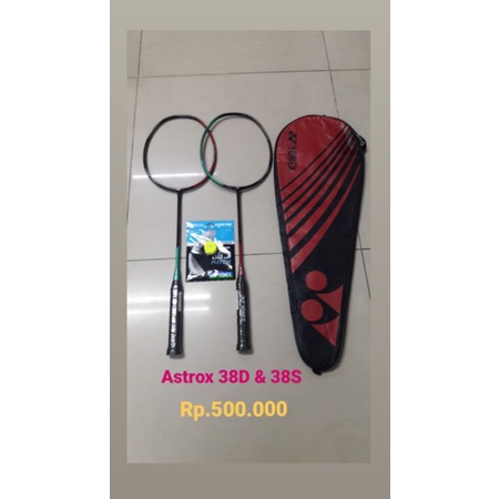 Jual RAKET BADMINTON YONEX ASTROX 38D 38S DIJAMIN ORIGINAL BULUTANGKIS ...