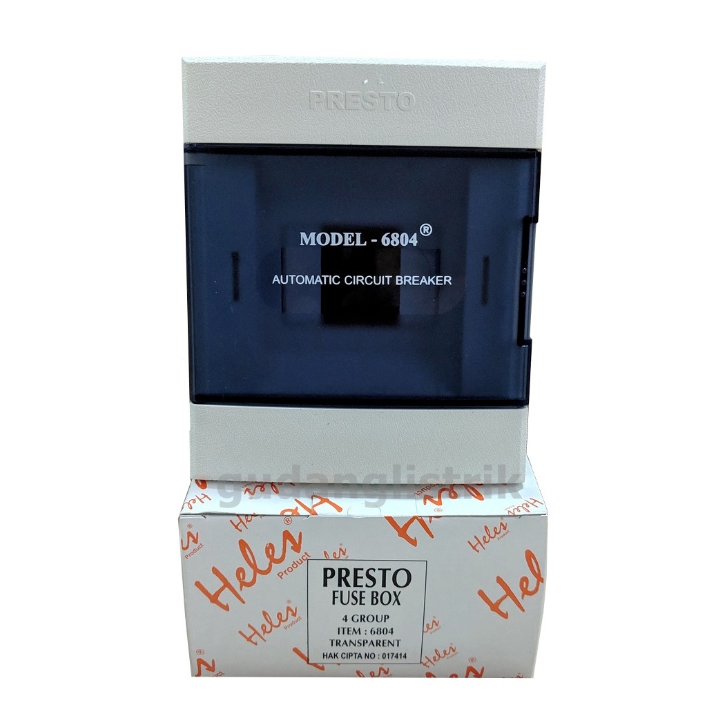 Jual BOX MCB PRESTO FUSE BOX 4 GROUP HELES 6804 | Shopee Indonesia