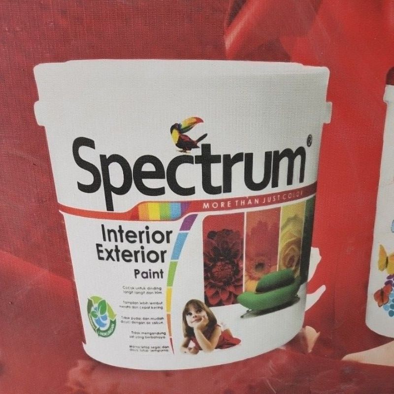 Jual cat tembok spectrum interior exterior warna tua | Shopee Indonesia