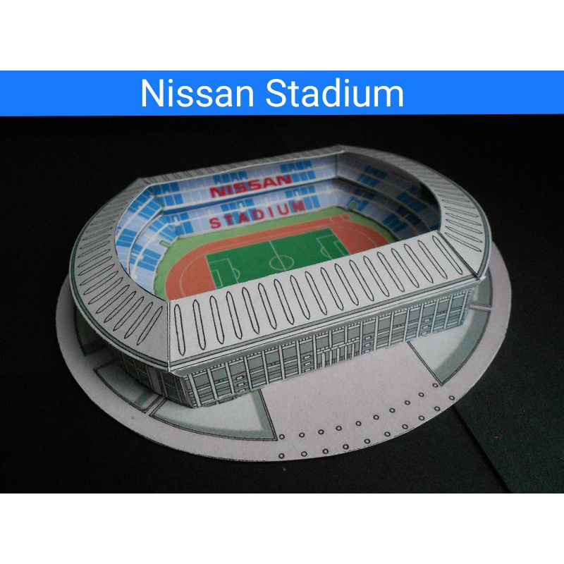 Jual Miniatur Papercraft Stadion Bola 'Nissan Stadium Japan' | Shopee ...