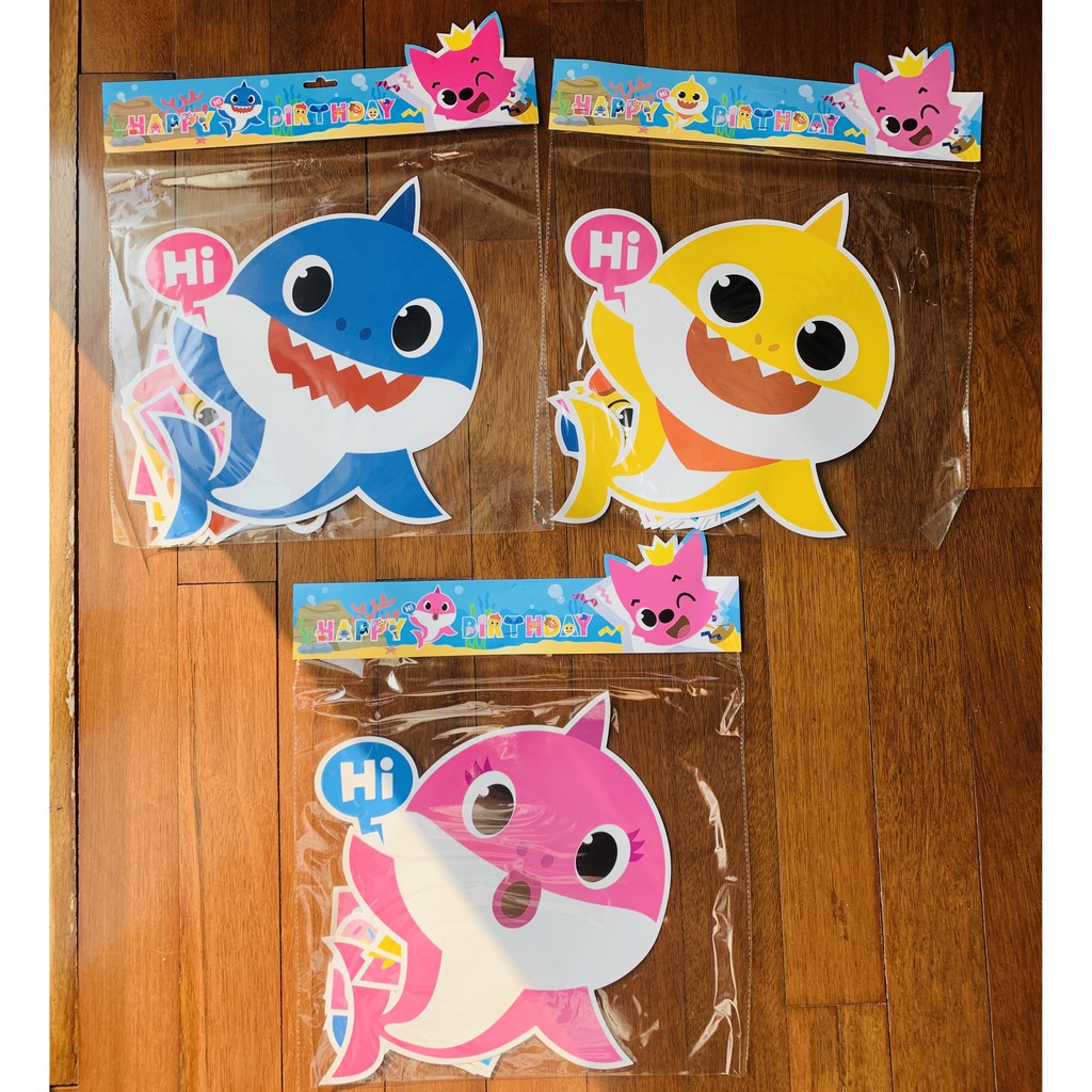 Jual BANNER KARAKTER BABY SHARK/LOL-BANNER ULANG TAHUN WC713 | Shopee ...
