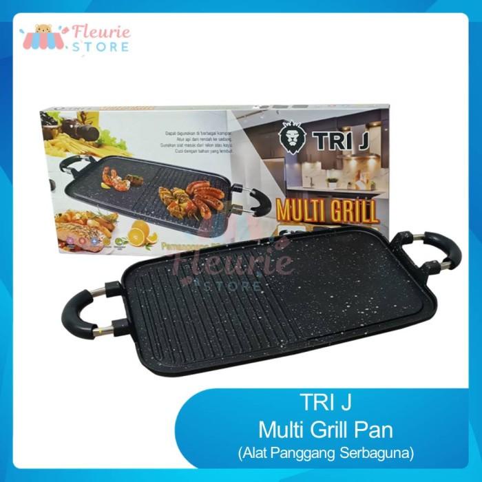 Jual Multi Grill Pan - Flat Ceramic Marble Pan - Alat Panggang ...