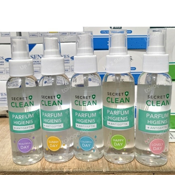 Jual SECRET CLEAN parfum ANTISEPTIC HIGIENIS - 100 ML | Shopee Indonesia