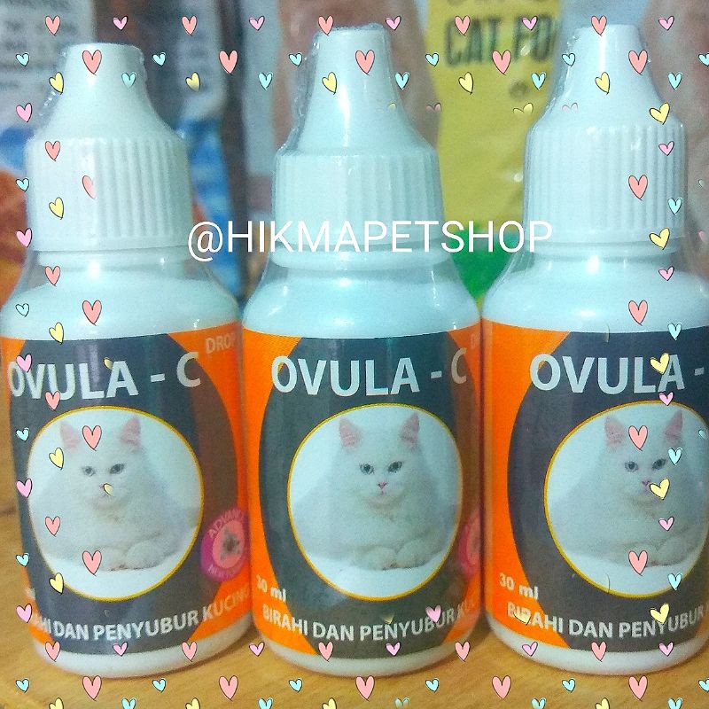 Jual ovula c drop obat birahi kucing penambah birahi | Shopee Indonesia