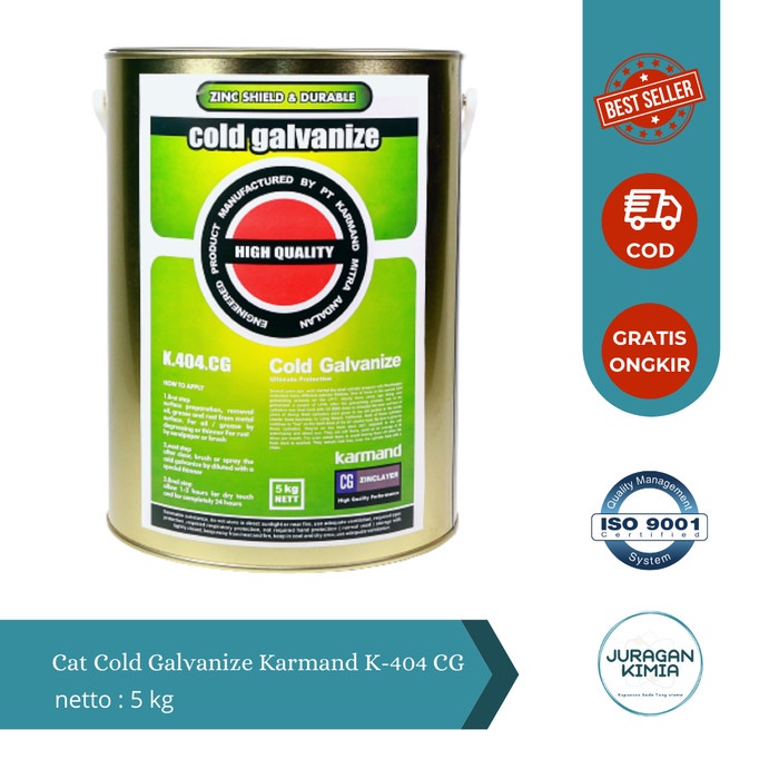 Jual supplier cat besi anti karat zinc cold galvanize silver karmand 5 ...