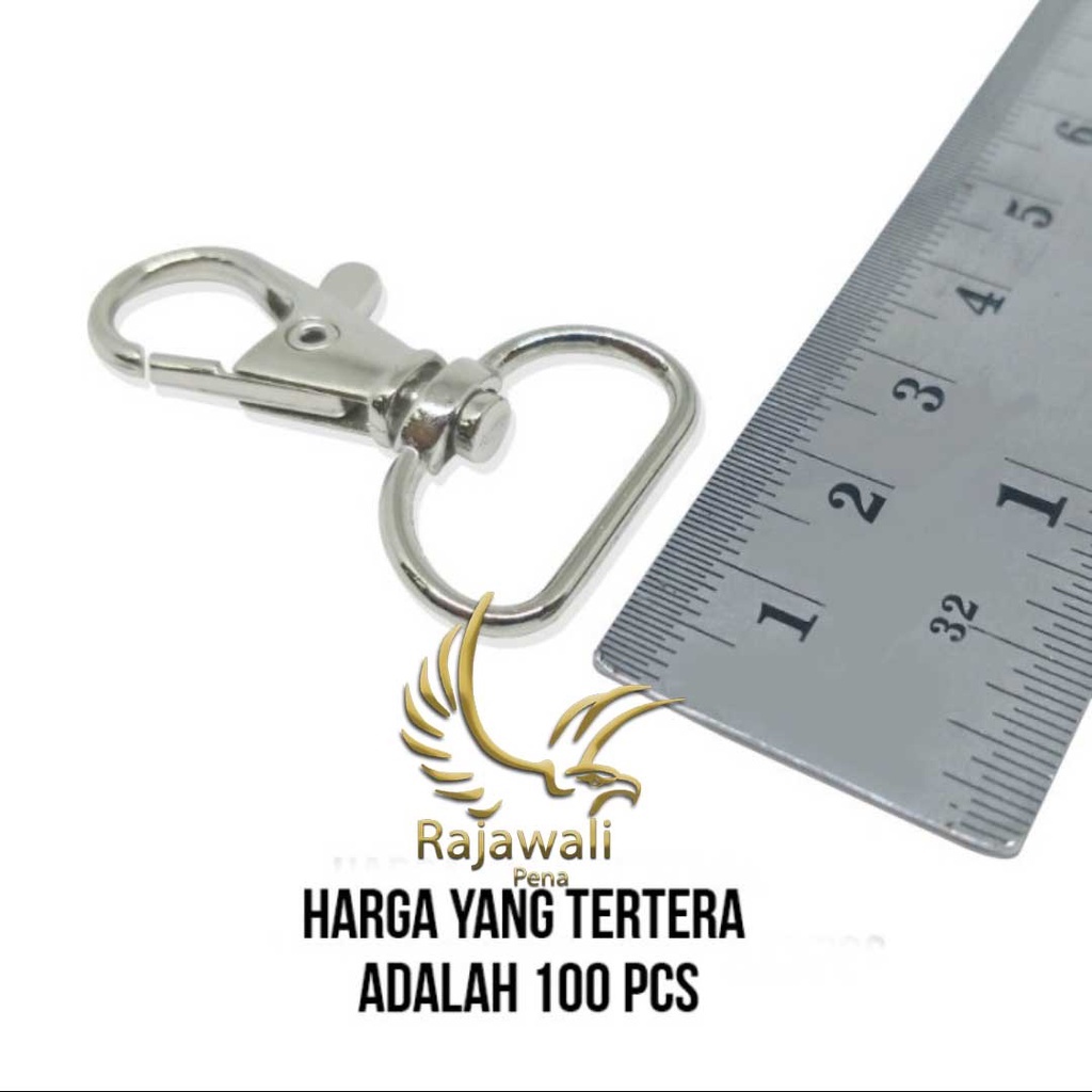 Jual Pengait gantungan lanyard tali id card besi cantelan id card 2cm ...