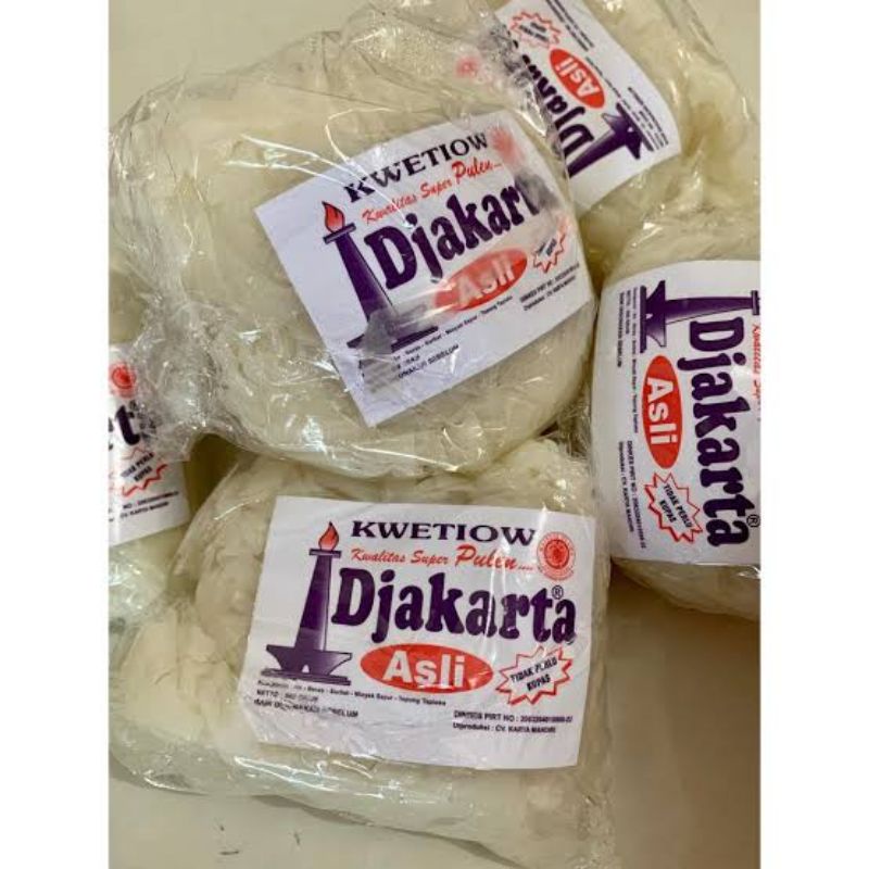 Jual kwetiow djakarta kwetiau asli 500 gram kwetiaw (ASLI) | Shopee ...