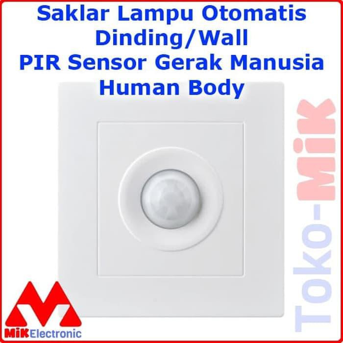 Jual Saklar Listrik | Saklar Lampu Otomatis Pir Sensor Gerak Manusia ...
