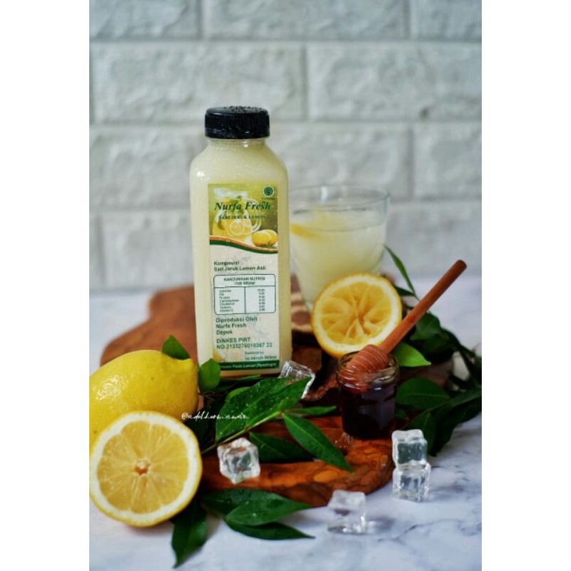 Jual EMKA Sari Jeruk Lemon Nurfa Botol 500ml | Shopee Indonesia