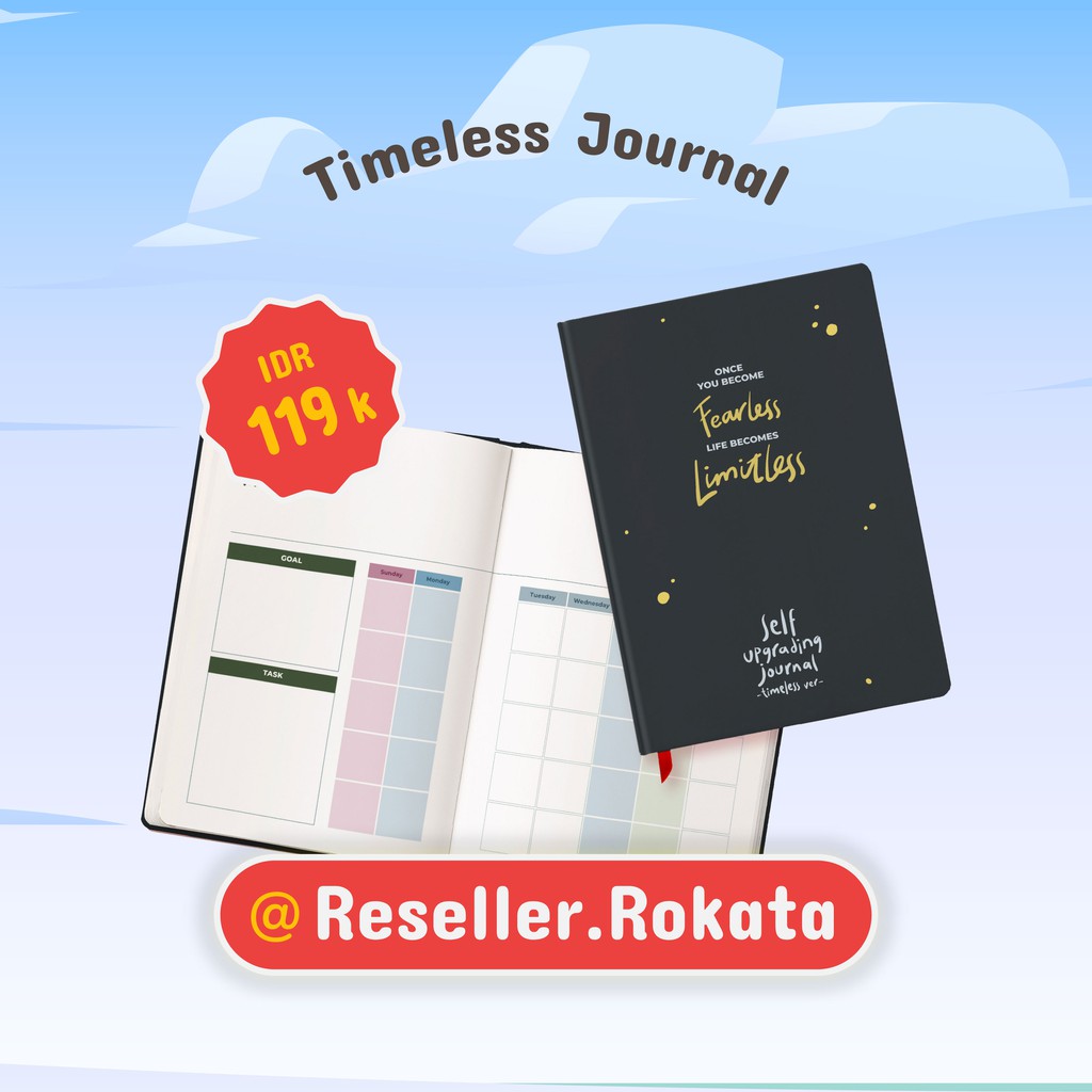 Jual [Ready Stock] Buku Agenda 2024 - Undated Self Upgrading Journal ...