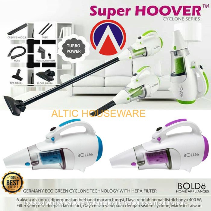 Jual Bolde Vacuum Cleaner Super Hoover Cyclone Series | Shopee Indonesia