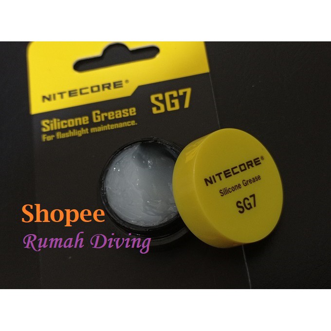 Jual Silicone Grease Oil Nitecore SG7 Pelumas Gemuk Seal Oring Spare Part Diving Mesin Anti ...