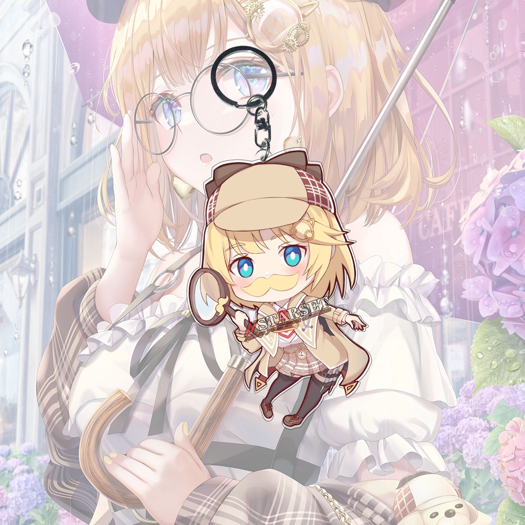 Jual Gantungan Kunci Hololive EN Amelia Watson 02 - Ganci - Key Chain ...