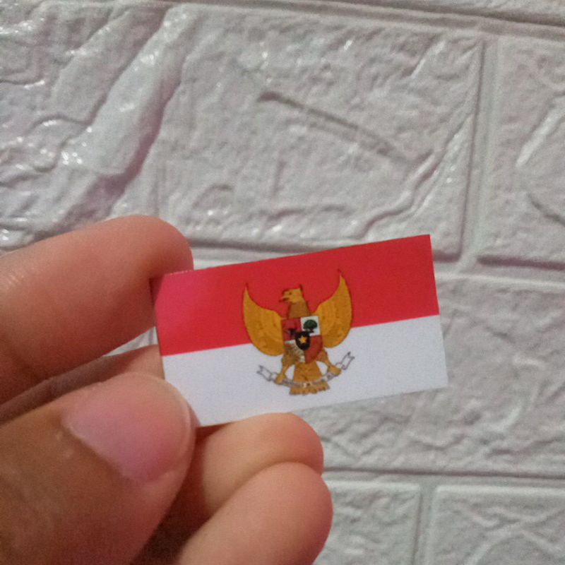 Jual Stiker Pipi Stiker Bendera Sticker Merah Putih Timnas Stiker HUT ...