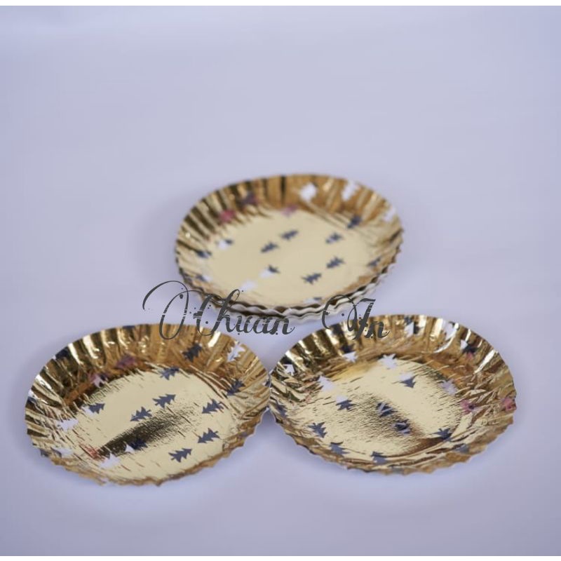 Jual 10pcs PIRING KERTAS TART CAKE PIRING KUE ULANG TAHUN MAS KECIL PAPER PLATE | Shopee Indonesia