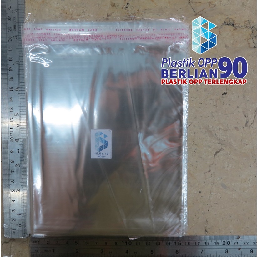Jual Plastik 15,5x18 cm Plastik Opp Seal Plastik Opp Lem Plastik Opp ...