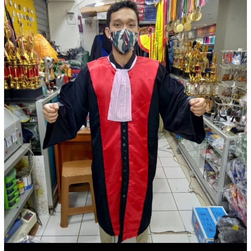 Jual Baju ,seragam,baju toga hakim pengadilan negeri Lis merah | Shopee ...