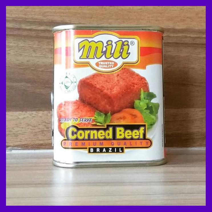 Jual MILI CORNED BEEF PREMIUM QUALITY BRAZIL 340GR | Shopee Indonesia