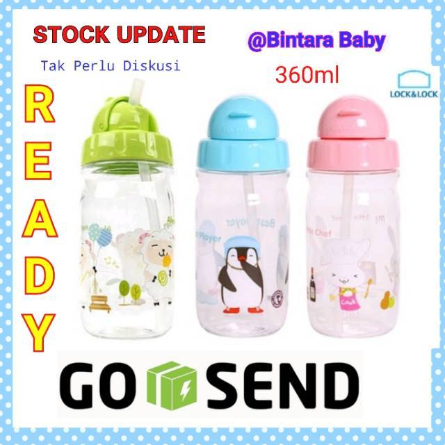 Jual Botol Minum Sedotan Lock n Lock Original Bisfree / Straw Bottle ...
