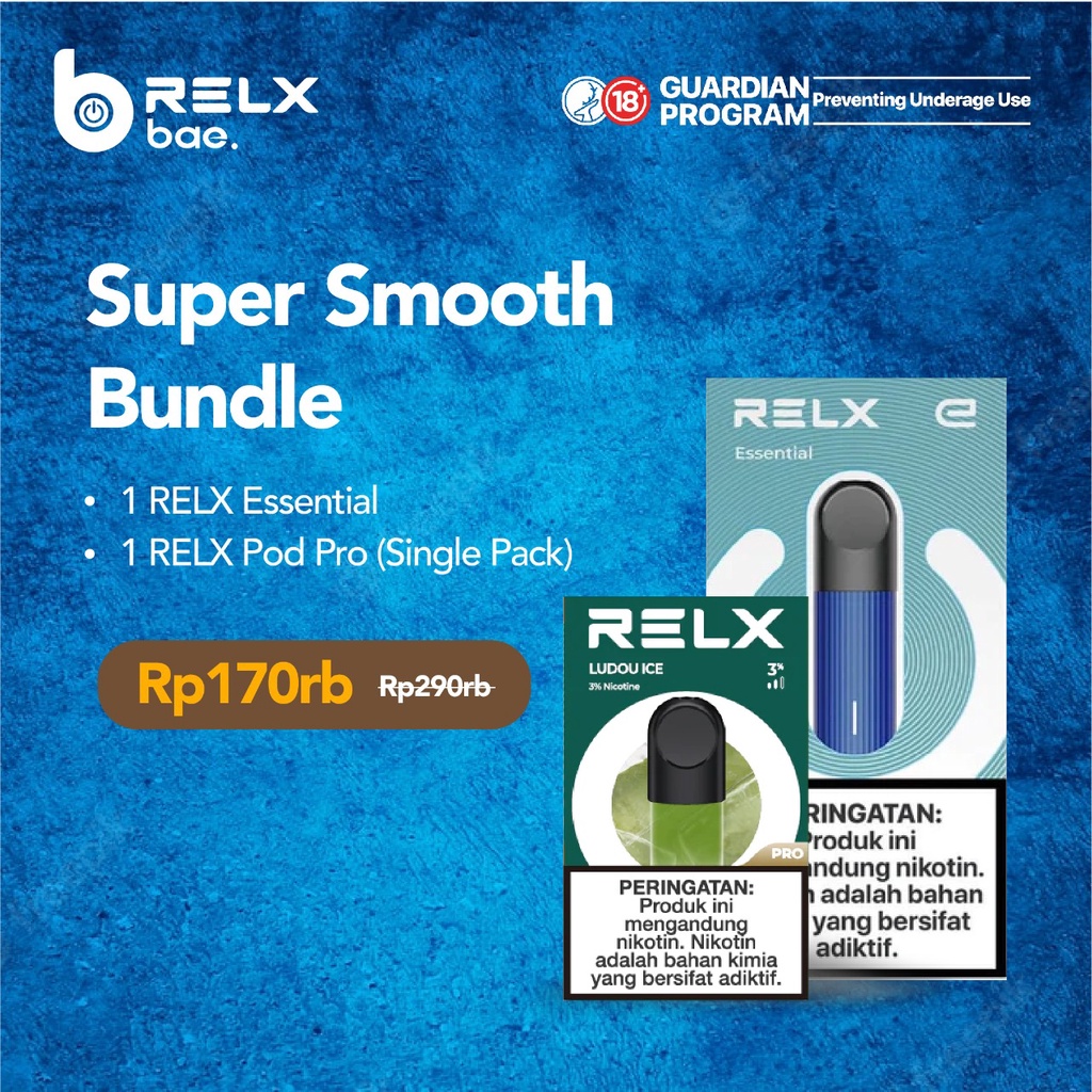 Jual RELX Bundle Essential Blue Device and Pod Pro (Isi 1 Pod) | Shopee ...