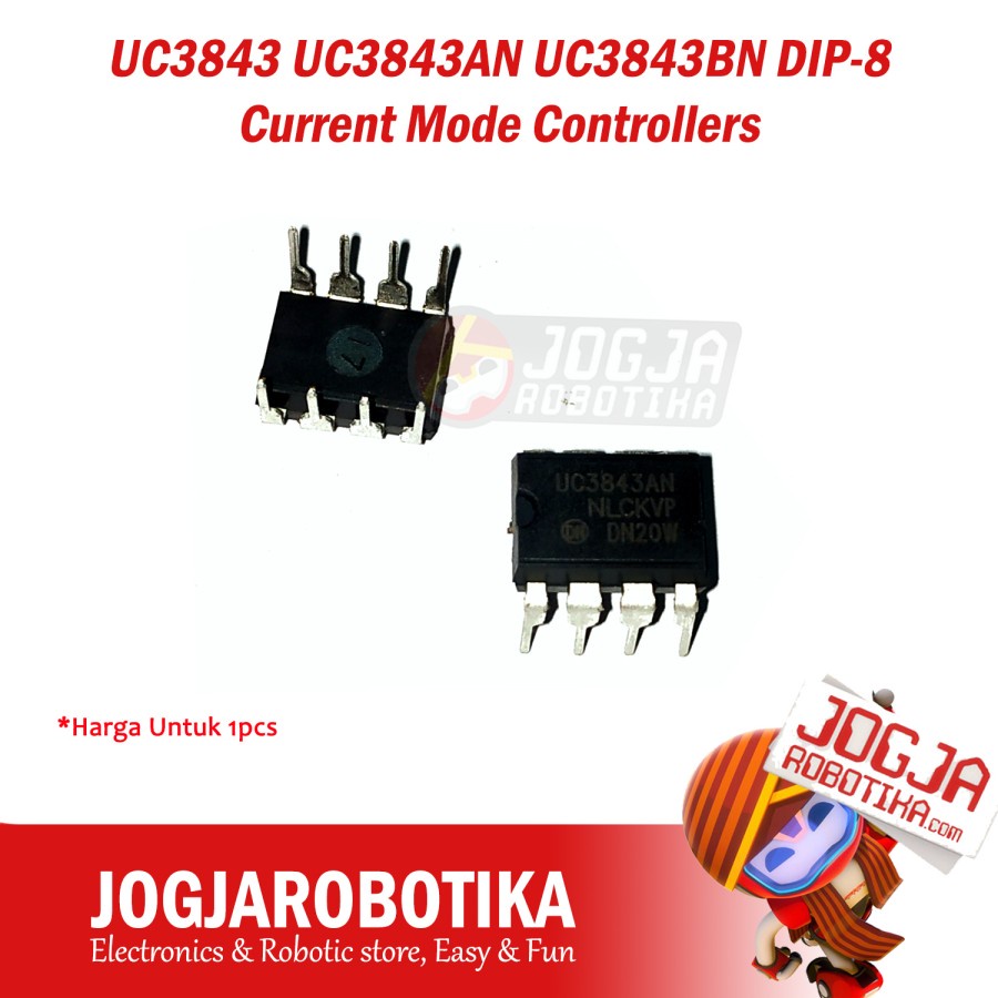 Jual UC3843 UC3843AN UC3843BN UC 3843 AN DIP-8 Current Mode Controllers | Shopee Indonesia