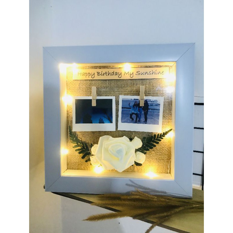 Jual kado gift ulang tahun wisuda aesthetic rustic dried flower in 3d ...