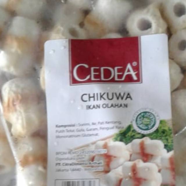 Jual Cedea Chikuwa kemasan 500 gr(pecahan dari Cedea Chikuwa 1 kg ...