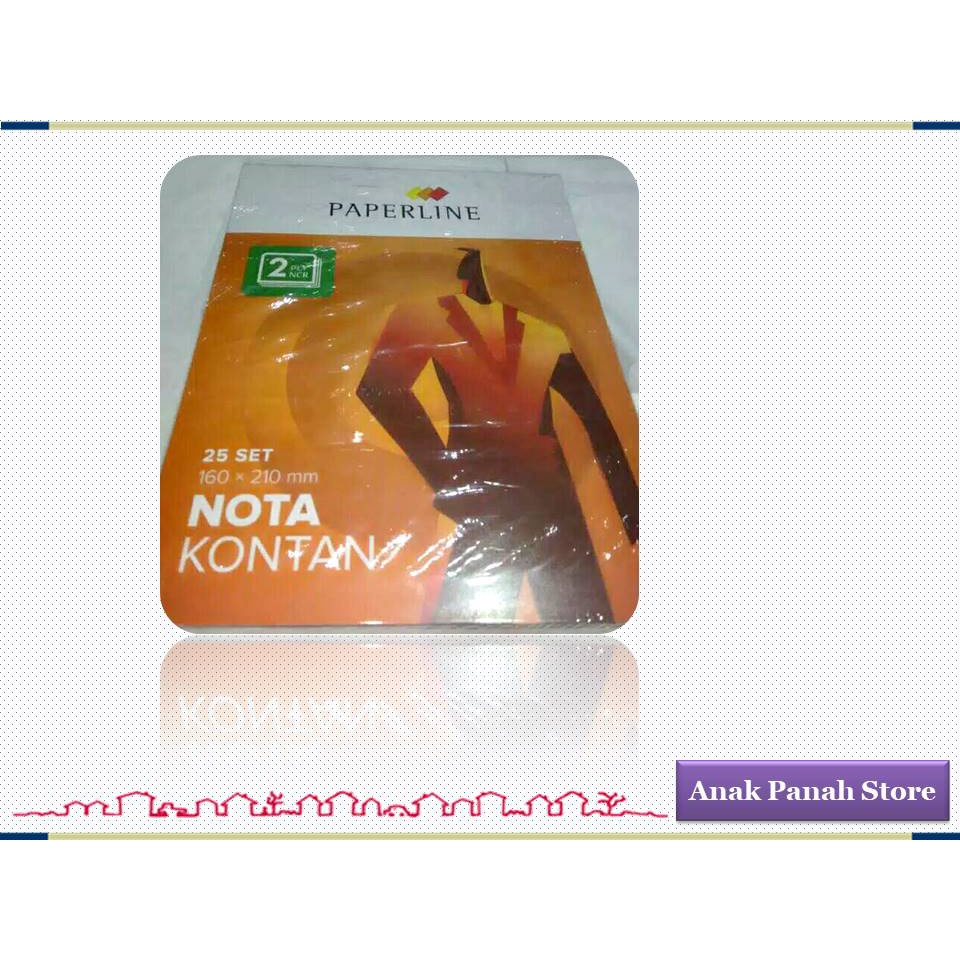 Jual Nota Kontan Besar 2 Ply NCR Merk Paperline ( Isi 10 buku ...
