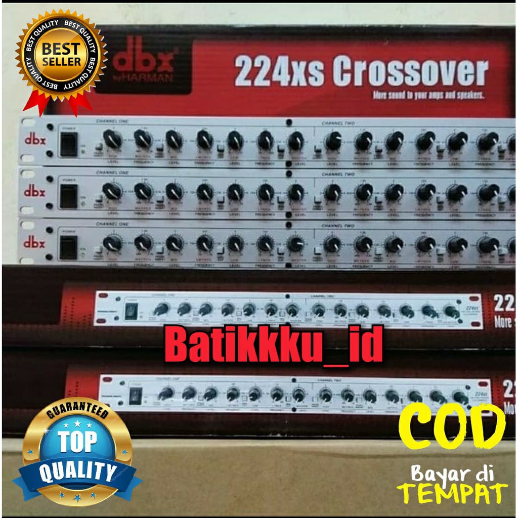 Jual CROSSOVER 224XS PLUS SUBWOOFER OUTPUT 4 WAY STEREO CROSSOVER DBX 224 XS | Shopee Indonesia