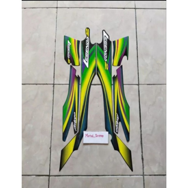 Jual STIKER STRIPING LIS LIST BODY ASTREA LEGENDA 2 TAHUN 2002 WARNA ...