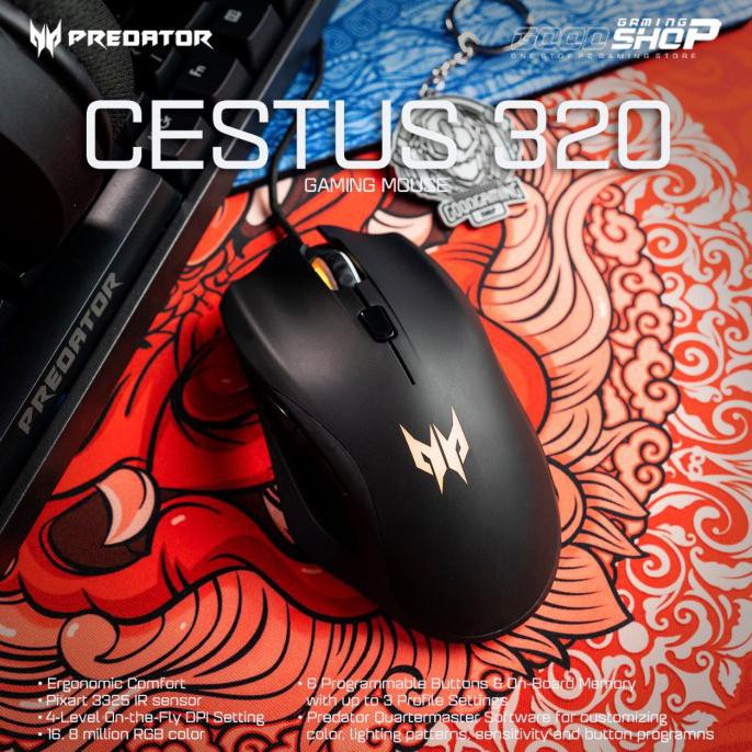 Jual Acer Predator Cestus 320 - Gaming Mouse Outletteja | Shopee Indonesia