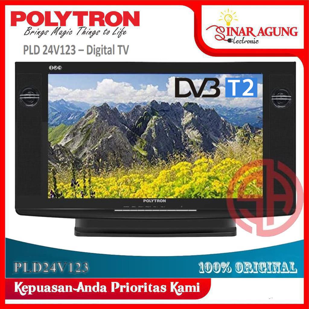 Jual [COD] LED TV POLYTRON PLD24V123 / 24V123 / 24V-123 MODEL TABUNG ...