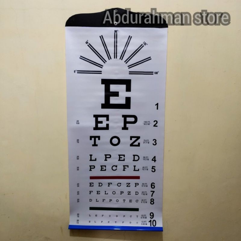 Jual Snellen chart | Shopee Indonesia