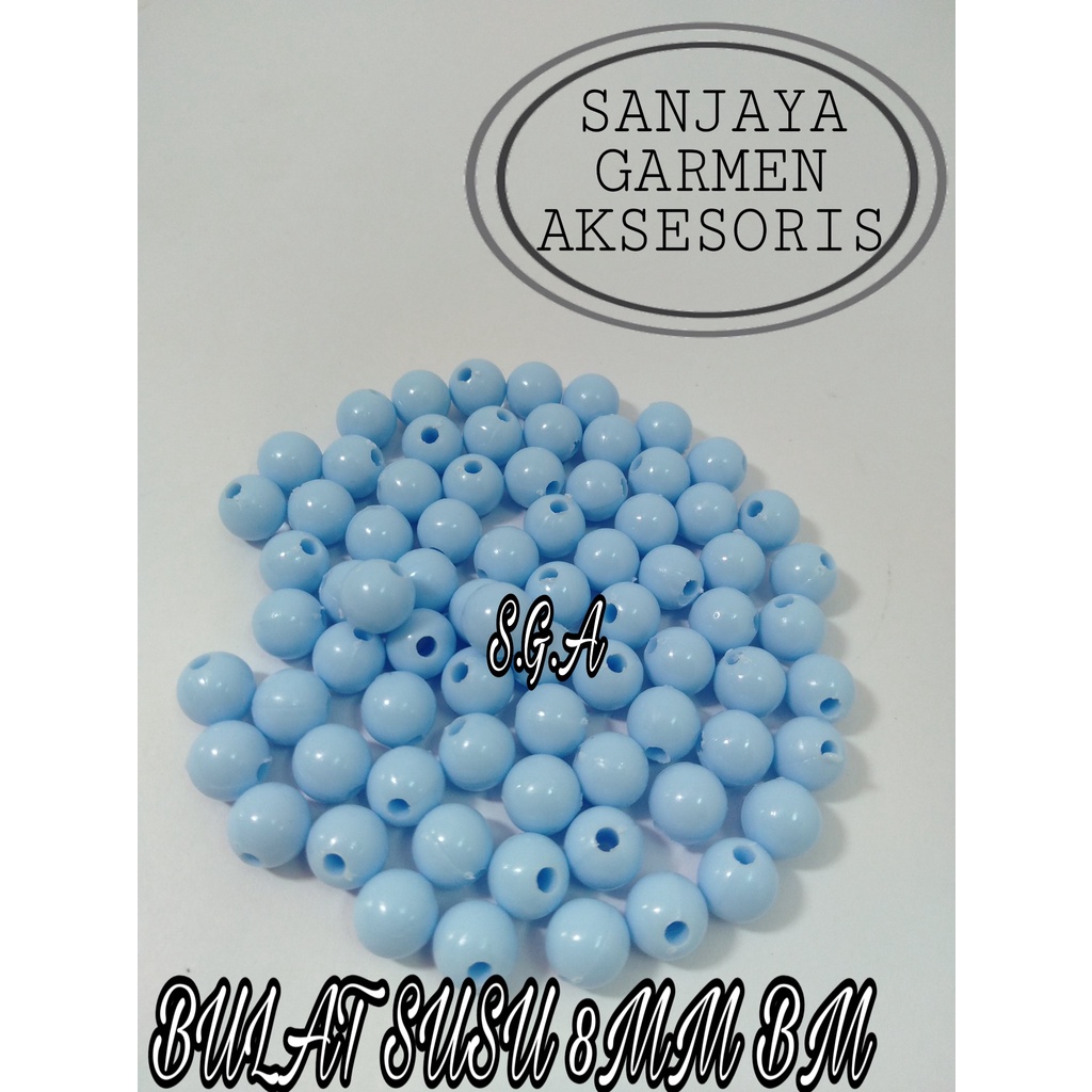 Jual Manik Bulat / Mote Susu / Manik Susu / Manik Susu Pastel / Mote Bulat / Manik Susu Bulat ...