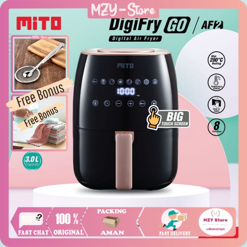 Jual Mito Air Fryer AF2 Digifry Go Kapasitas 3 Liter Digi Fry Go ...