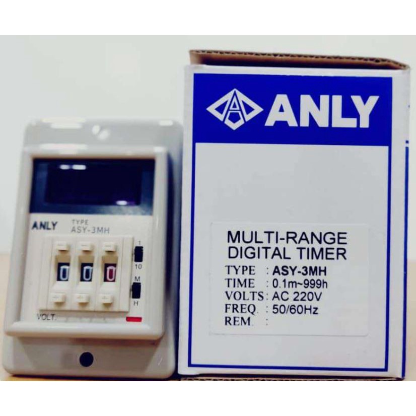 Jual Timer ASY-3MH,AC220 Anly Multirange Digital (ORI TAIWAN) | Shopee Indonesia