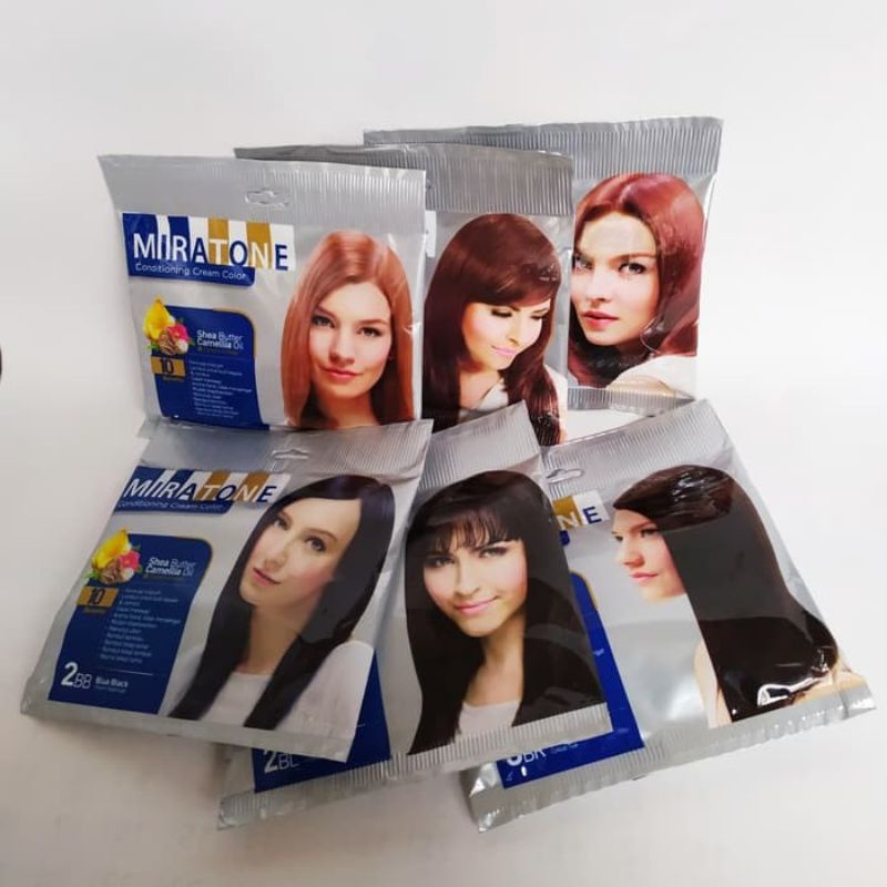 Jual Miratone Semir Rambut sachet 16gr | Shopee Indonesia