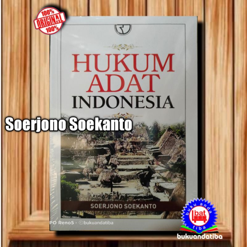 Jual Hukum Adat Indonesia - Soerjono Soekanto - ORIGINAL | Shopee Indonesia