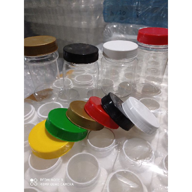 Jual TOPLES JAR 150ML 200ML KOTAK 200ML BULAT 220ML TINGGI TANPA FLUG ...