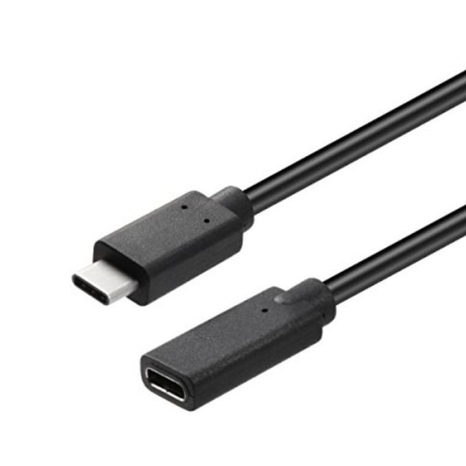 Jual sambungan kabel extension usb 3.1 type c angle male female usb c ...