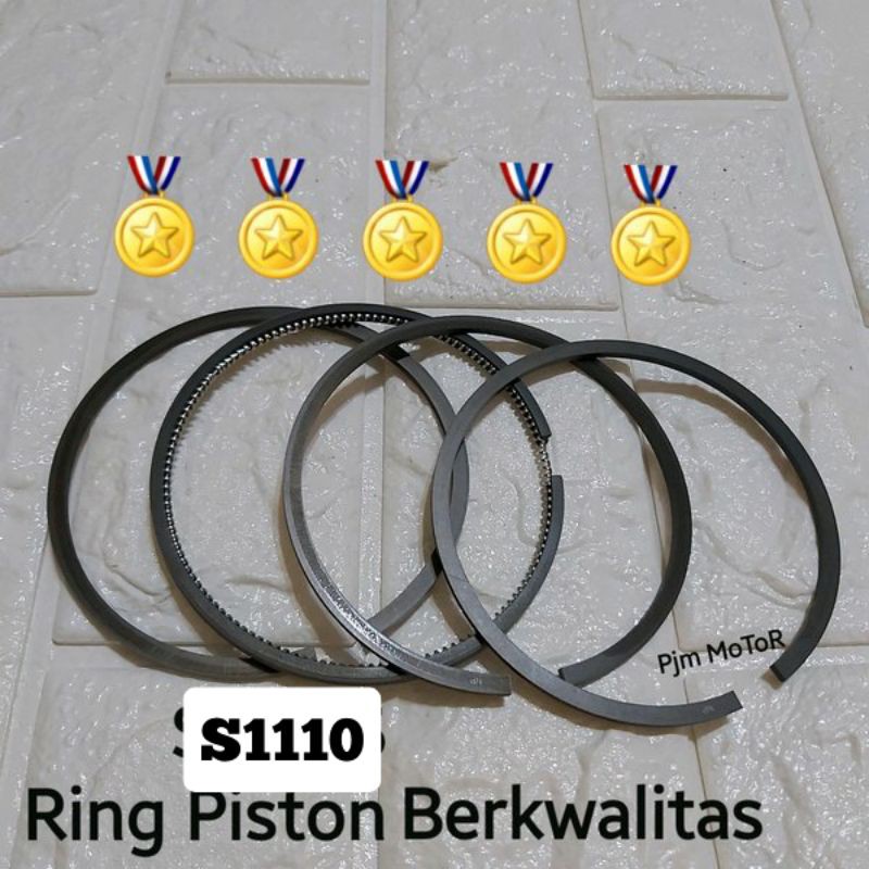 Jual S1110 RING SEHER PISTON MESIN DIESEL 20 PK 22 PK DONG FENG DAITO ...