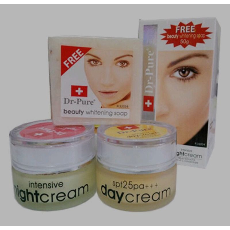 Jual DR.PURE SET (Day Cream, Night Cream, Sabun Cuci Muka) | Shopee ...