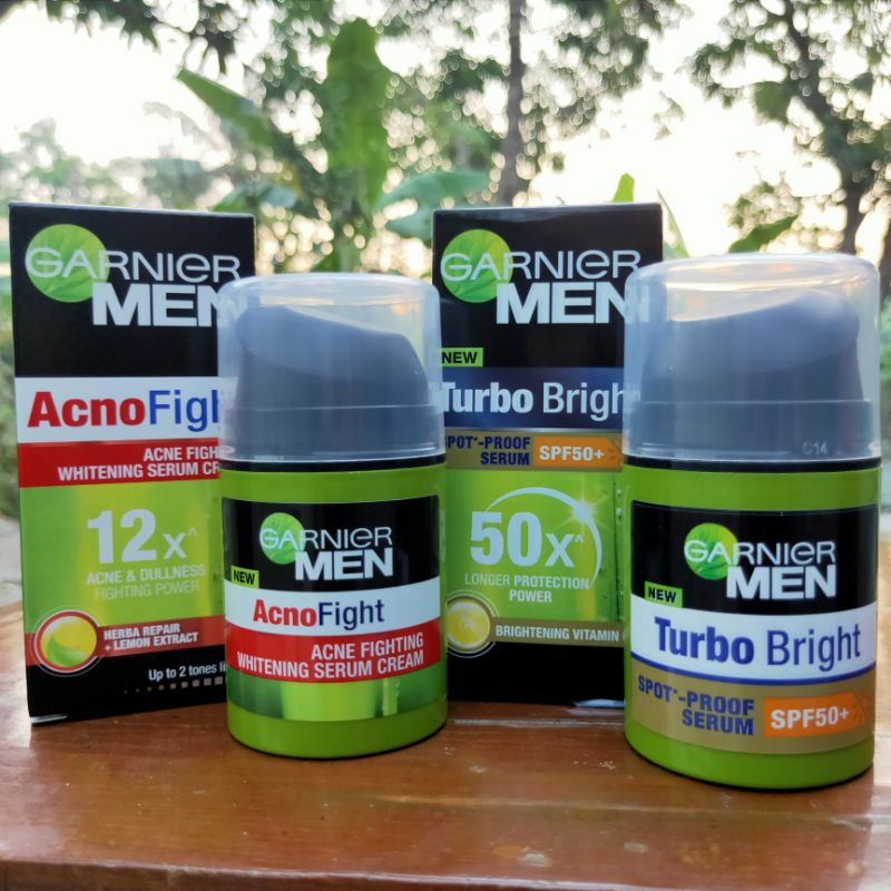 Jual GARNIER SERUM MEN GARNIER MEN ACNO FIGHT MEN ACNE FIGHTING BRIGTENING SERUM 40ml / SERUM ...