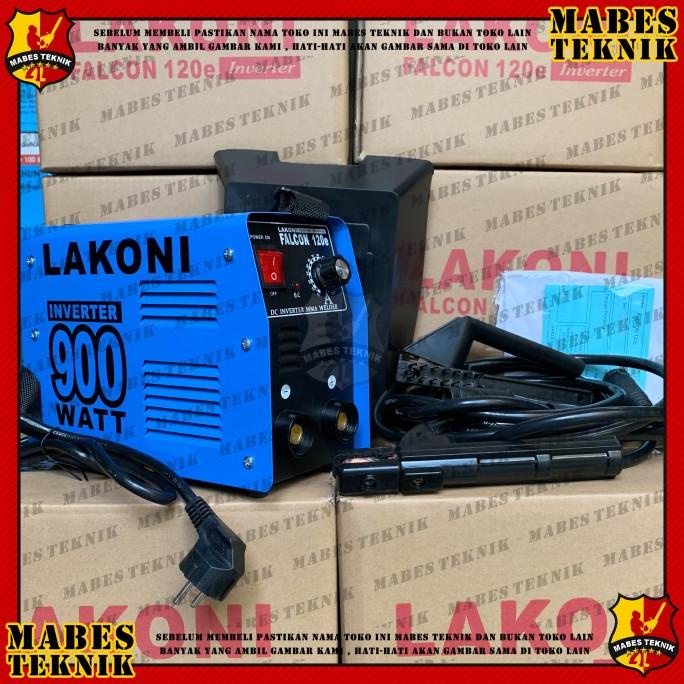 Jual MESIN LAS LISTRIK LAKONI FALCON 120 E / 120E - TRAFO LAS 900 WATT 120A | Shopee Indonesia