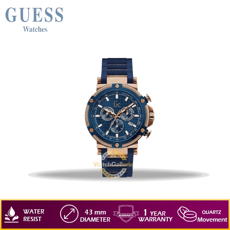 Jual Jam Tangan Pria GUESS GC Y54001G7MF Stainless Steel Original ...